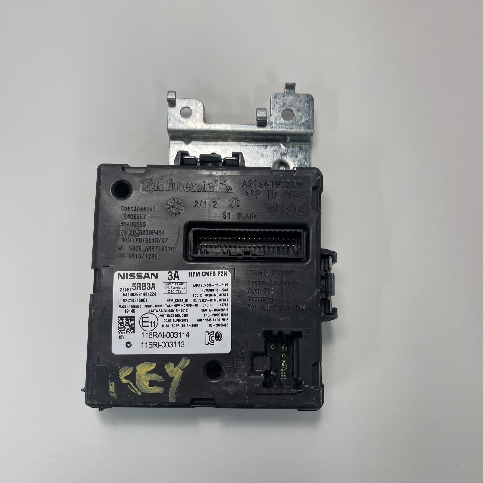 2018 - 2020 Nissan Kicks Keyless Entry Control Module OEM 285E1 5RB3A ...
