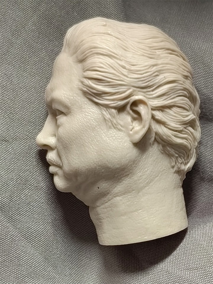 Unpainted 1/6 Hong Jinbao Sammo Hung Head Carved Model DIY 12'' Action ...