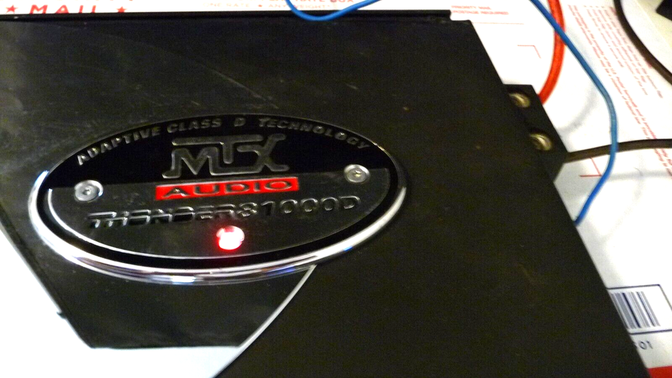 MTX Thunder 81000D mono old school bass sub subwoofer amplifier USA | eBay