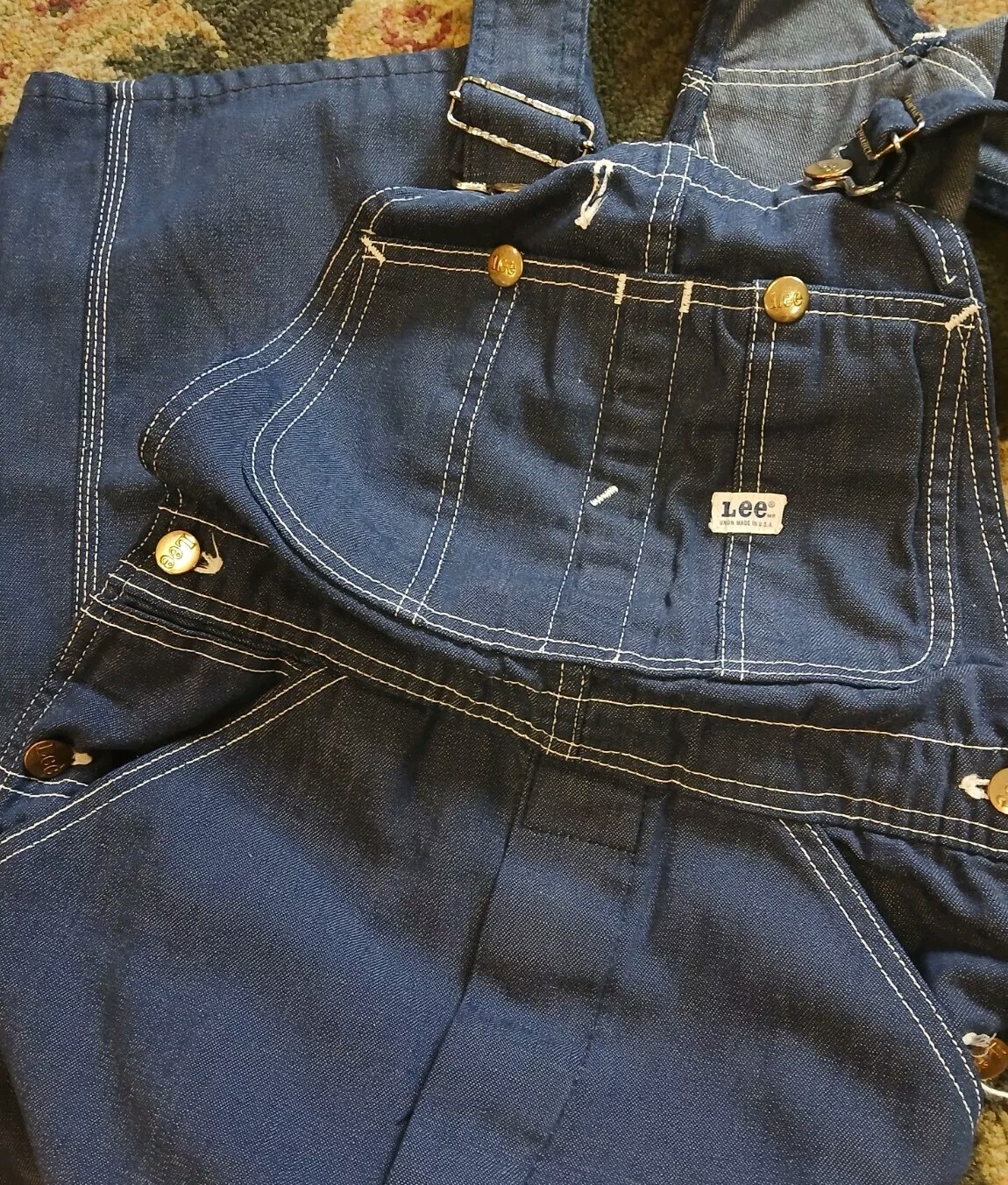 Vintage 1960s Lee denim coveralls overalls USA union … - Gem