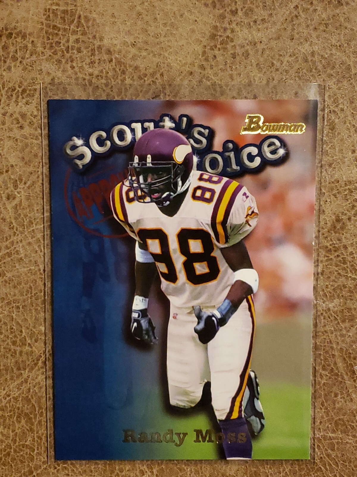 1998 Bowman Randy Moss Scout's Choice Rookie Card RC #SC12 Vikings | eBay