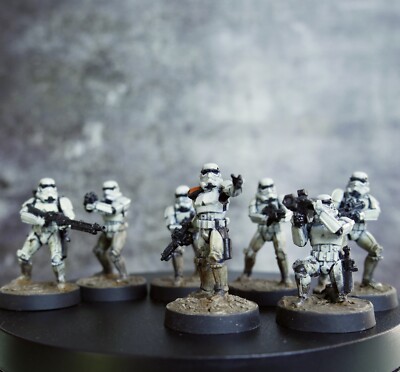 FFG Star Wars Legion Imperial Stormtroopers Expansion Painted x7 | eBay
