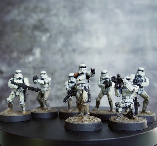 FFG Star Wars Legion Imperial Stormtroopers Expansion Painted x7 | eBay