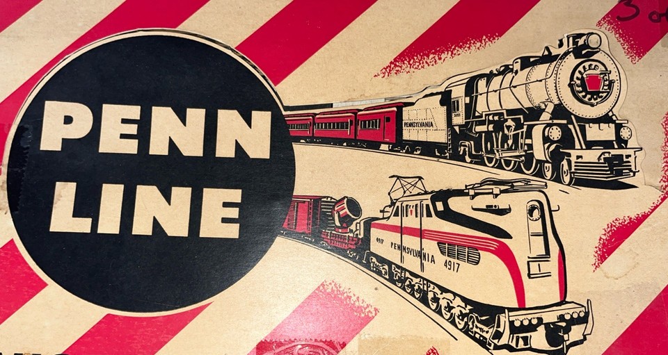 Penn Line HO Scale Pennsylvania RR Electric Freight Train Set Original ...