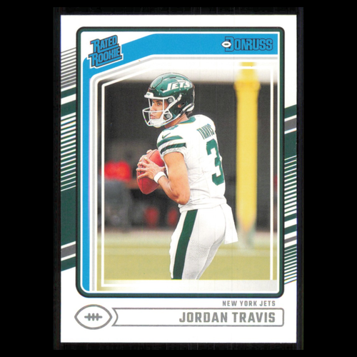 Jordan Travis Rookie #349 2024 Donruss New York Jets Football Card NFL ...