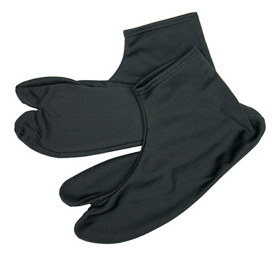 Japanese Traditional TABI Socks Kimono Yukata Stretch Type Black from ...