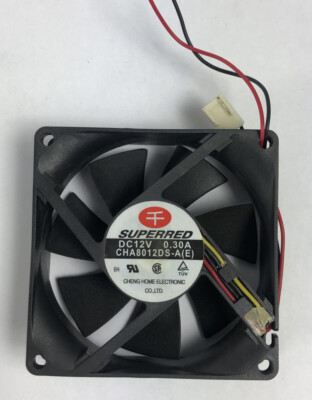 NEW Superred CHA8012DS-A 80mm x 80mm x 25mm 12V DC Cooling Fan 25CFM | eBay