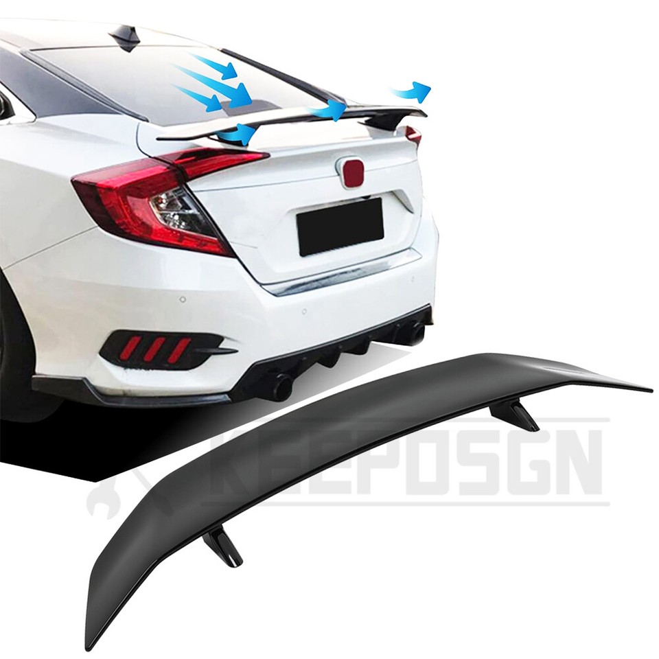 46" Rear Trunk Spoiler Lip Wing Racing Glossy Black For Pontiac GTO ...
