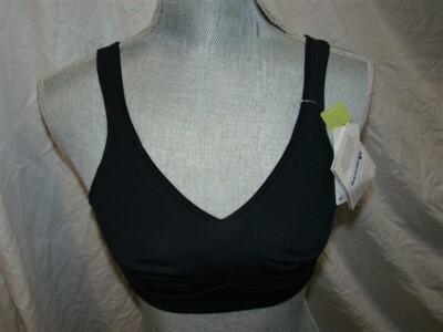 NWOT Amoena 32D Marlena Seamless Soft Cup Bra 2167 Black 121112 | eBay