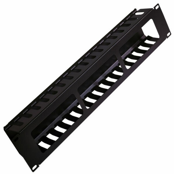 19" 2u Cable Tidy Management Rack Patch Panel–equipment Module Cover ...
