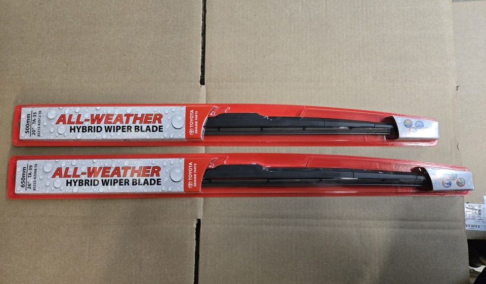2008 Toyota Highlander Wiper Blade Size