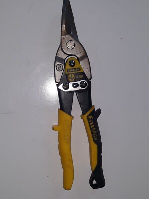 stanley 14-563 shelf worn Straight Cut Aviation Snips (Yellow) | eBay