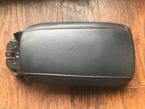 🤠2012-2016 Ford Fusion Center Console Lid/Armrest Black Leather. Red ...