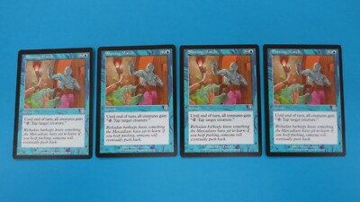 4x SHOVING MATCH MERCADIAN MASQUES MTG MAGIC THE GATHERING NM ...