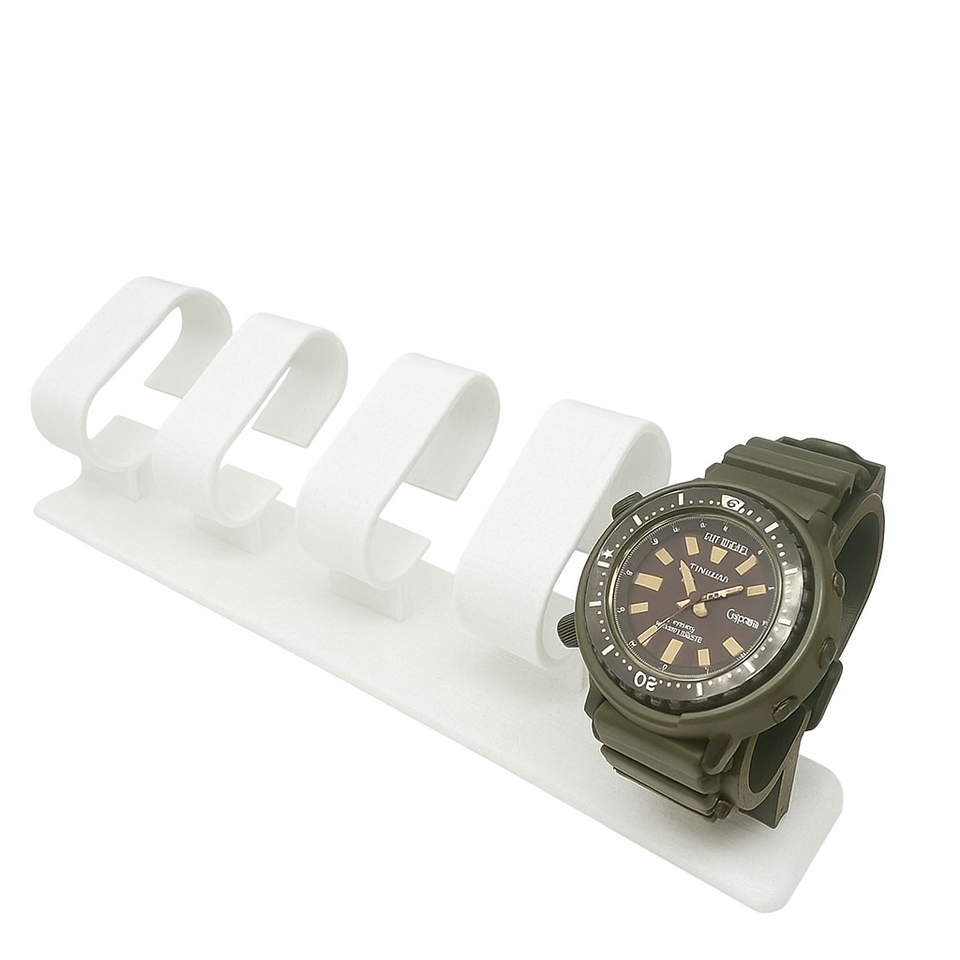 5 Display Watch Holder Stand Sturdy Rack Desktop or Tabletop 3d printed ...
