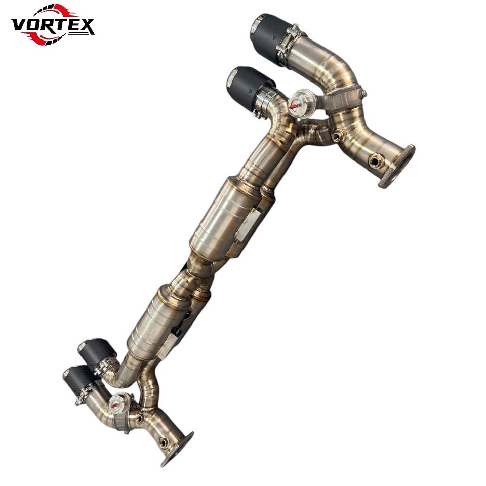 Vortex Porsche 911 Turbo / Turbo S (991/991.2) Titanium Exhaust System ...