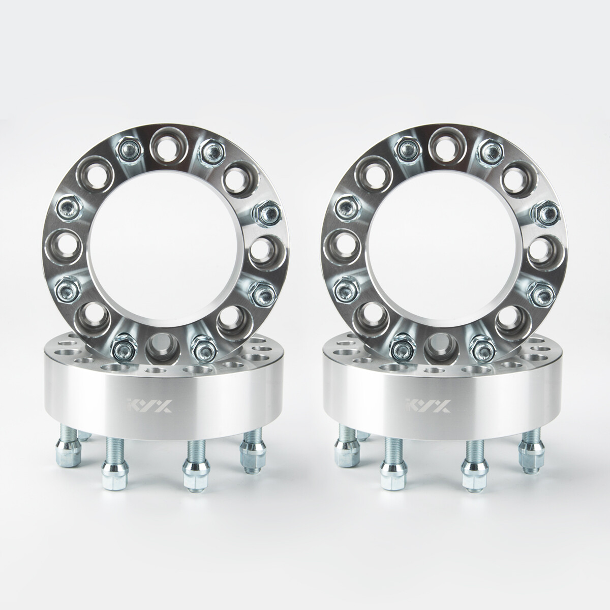 4X 2" 8x6.5 Wheel Spacers 9/16" Studs 8 Lug Adapters Fits Dodge Ram ...