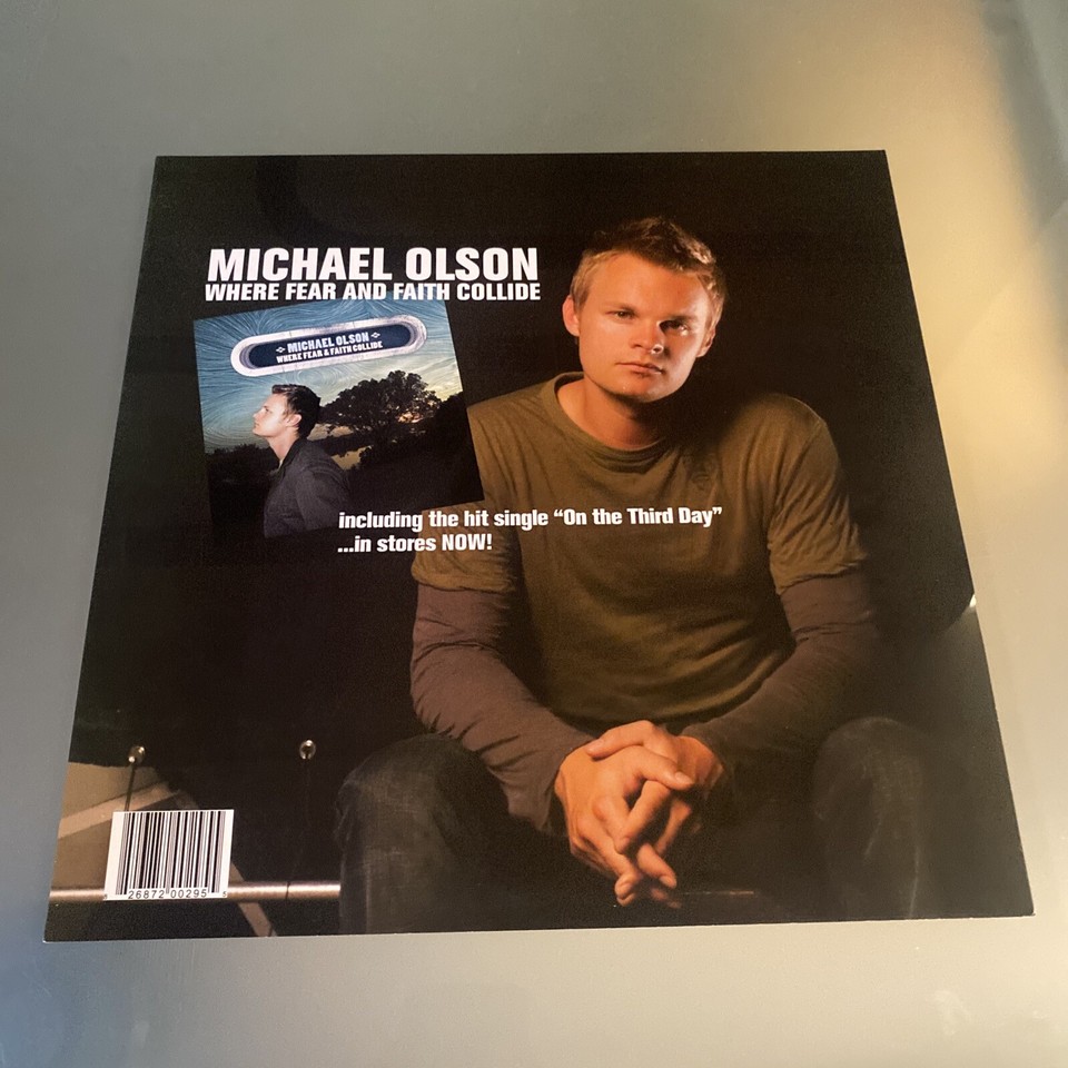 Michael Olson we are fear and Faith collide, 12x12 Album Flat Poster ...