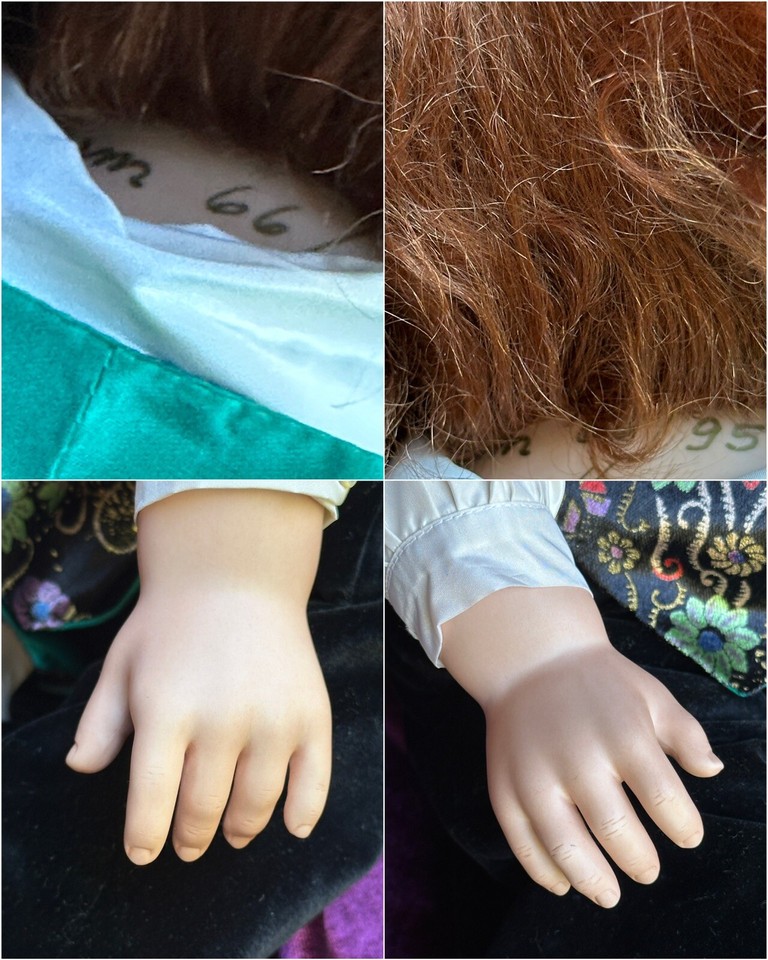 Lifelike Collectible 26” Porcelain Sam Boy Doll by Annette Himstedt LE ...