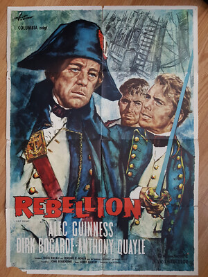 Alec Guinness H.M.S DEFIANT German 1-sheet poster B Dirk Bogarde Art by ...