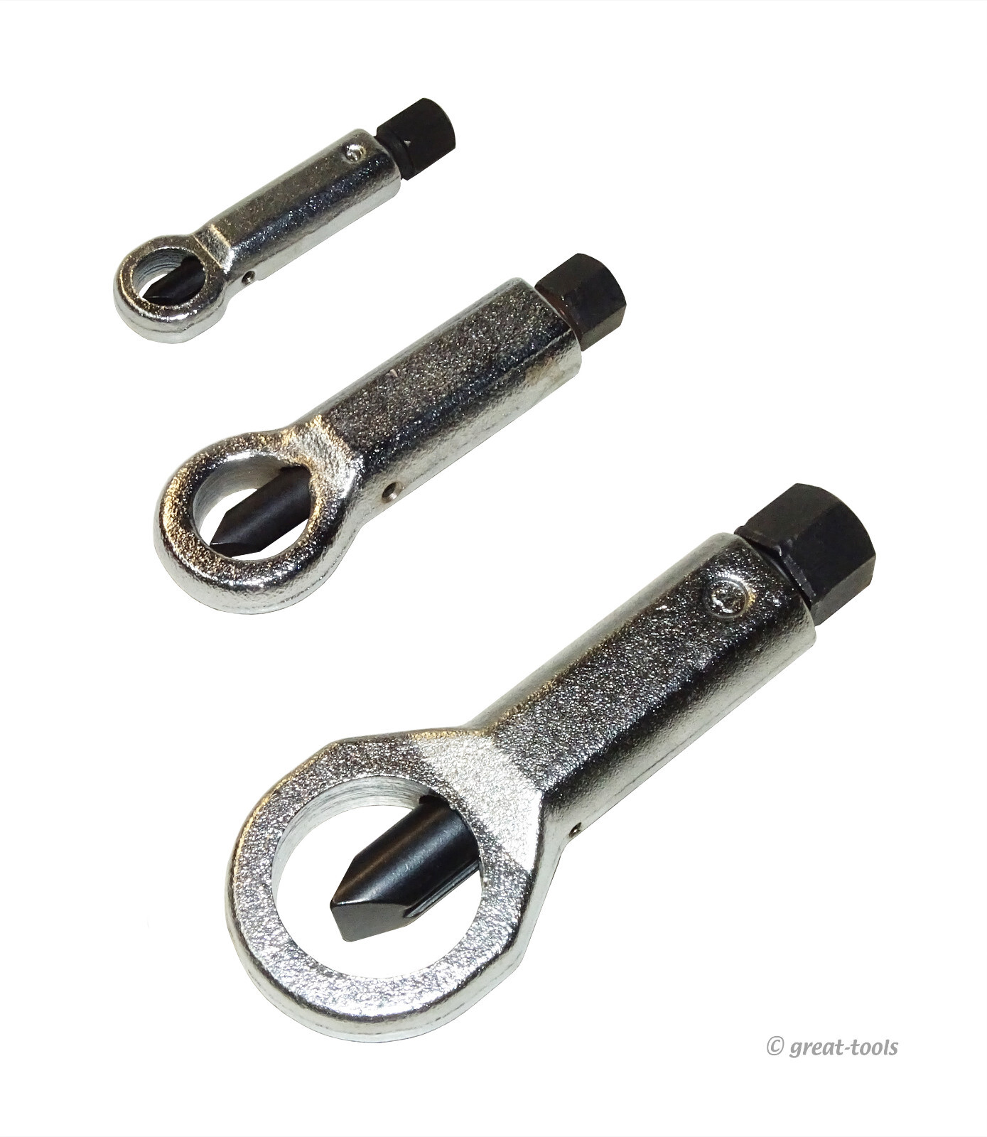 NUT SPLITTER SET – damaged nut breaker tool – rounded fastener remover ...