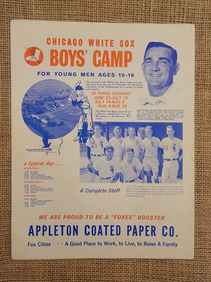 1968 Appleton Foxes & Chicago White Sox Game at Goodland Field ...