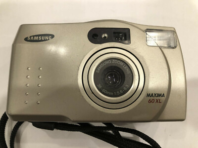Samsung Maxima Zoom 60XL 35mm Film Camera (Missing battery door) | eBay