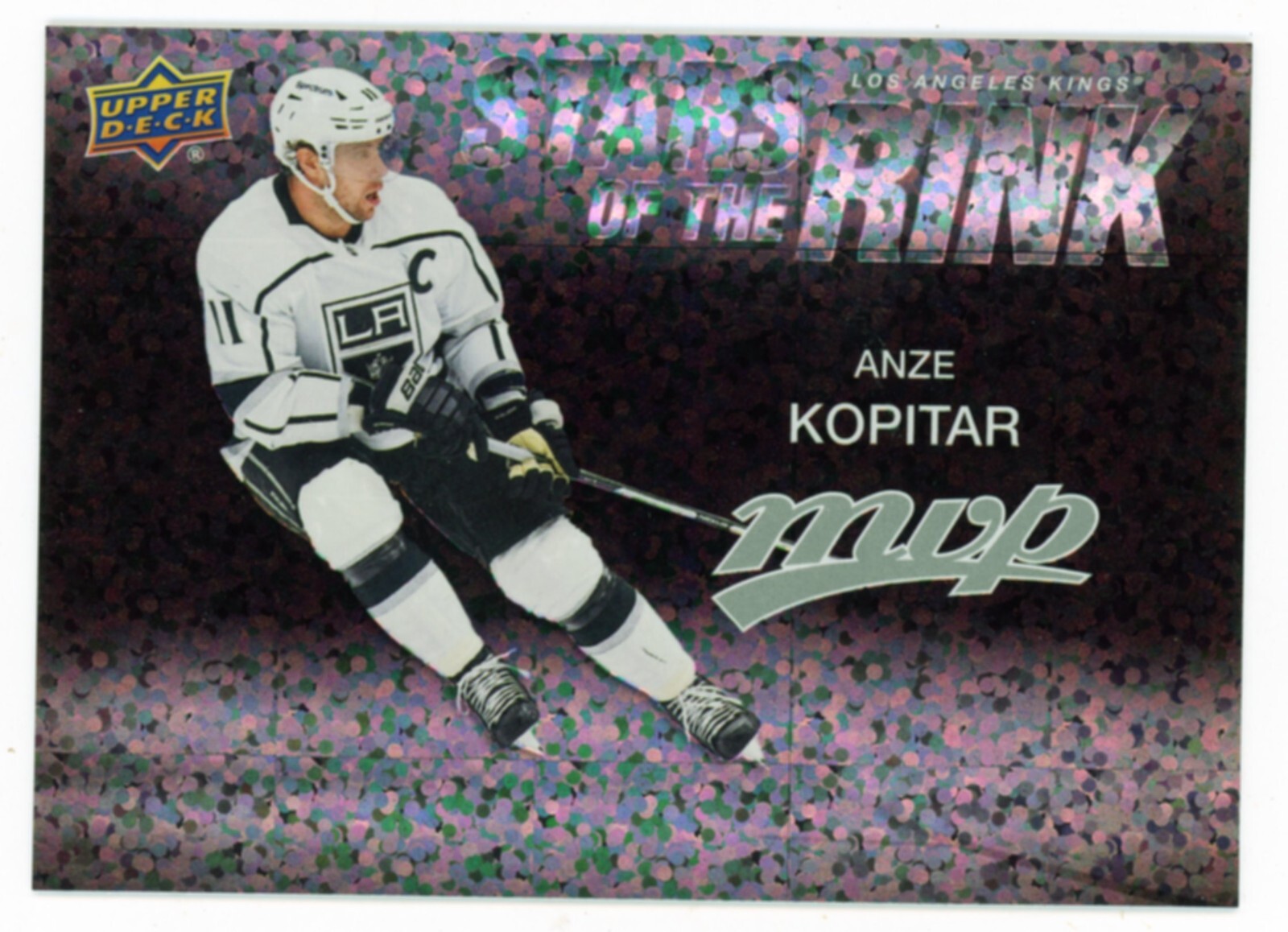 2023-24 Upper Deck MVP Anze Kopitar stars of the rink inert hockey card ...
