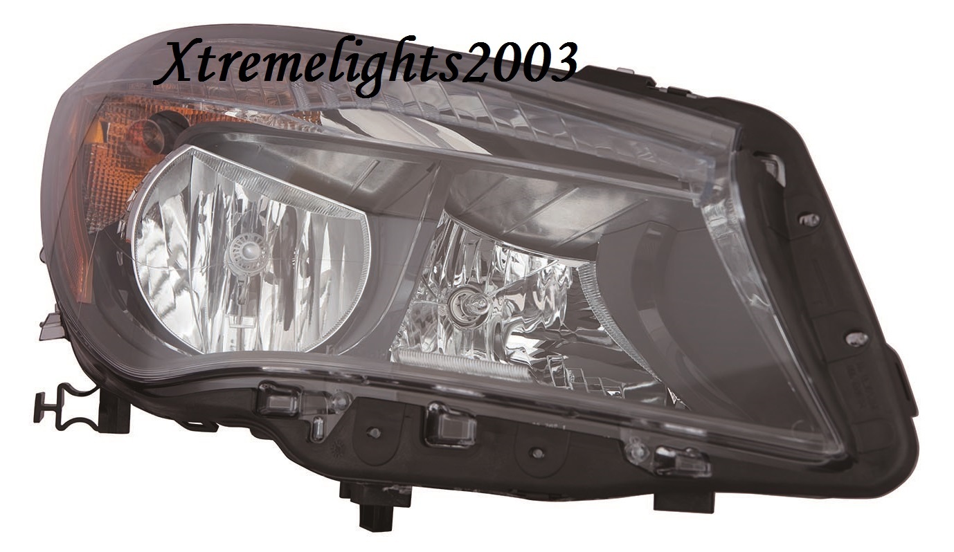 FITS MERCEDES CLA CLASS 2014-2017 RIGHT PASSENGER HALOGEN HEADLIGHT ...