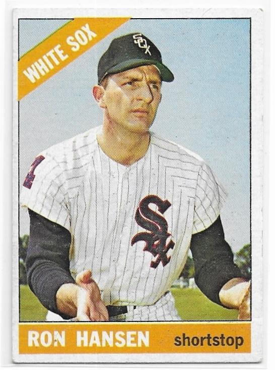 RON HANSEN 1966 Topps Baseball card #261 Chicago White Sox VG | eBay