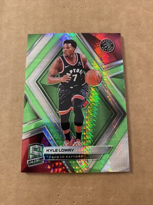 2018-19 Panini Spectra Neon Green Prizm #58 Kyle Lowry /49 Raptors | eBay