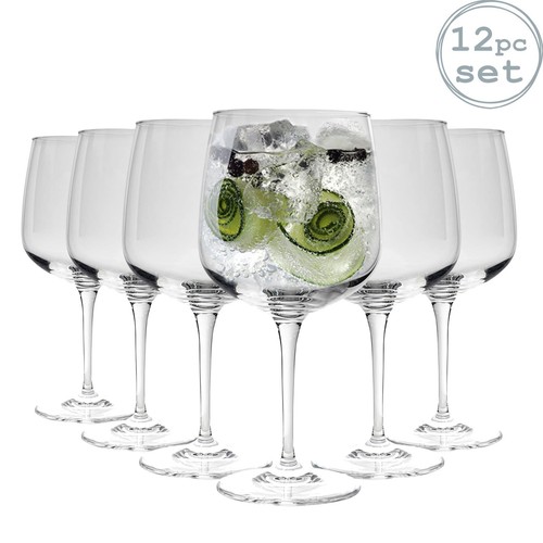 Gin Cocktail Glasses Copa Balloon Style Large Tonic Glass, 755ml - Set ...