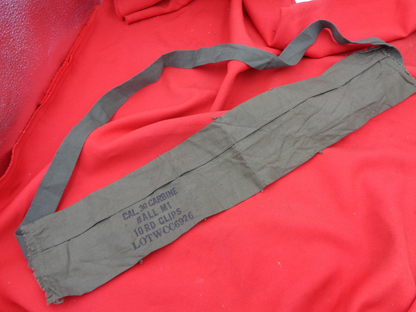 USGI M1 Carbine Winchester Bandoleer | eBay