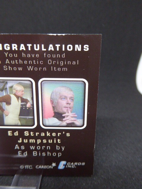 UFO (2004) - UC002 "Ed Straker's Jumpsuit" Costume Card | eBay