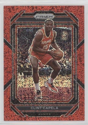 2022-23 Panini Prizm Red Sparkle Prizm Clint Capela #162 | eBay
