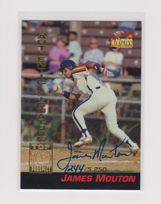 James Mouton 1994 Signature Rookies Autograph Card 244/5250 | eBay
