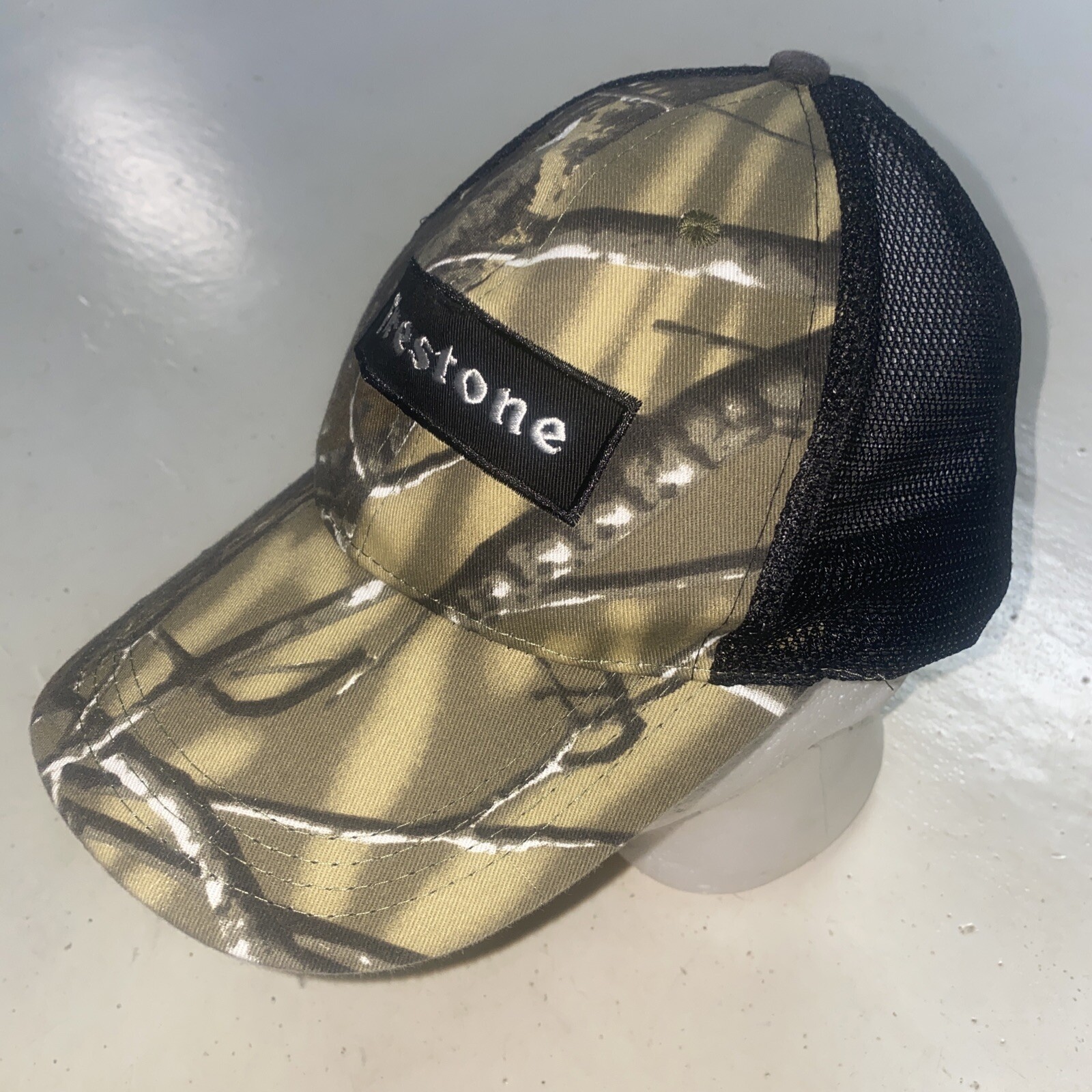 Firestone Camouflage Trucker Cap hat Black mesh Adjus… - Gem