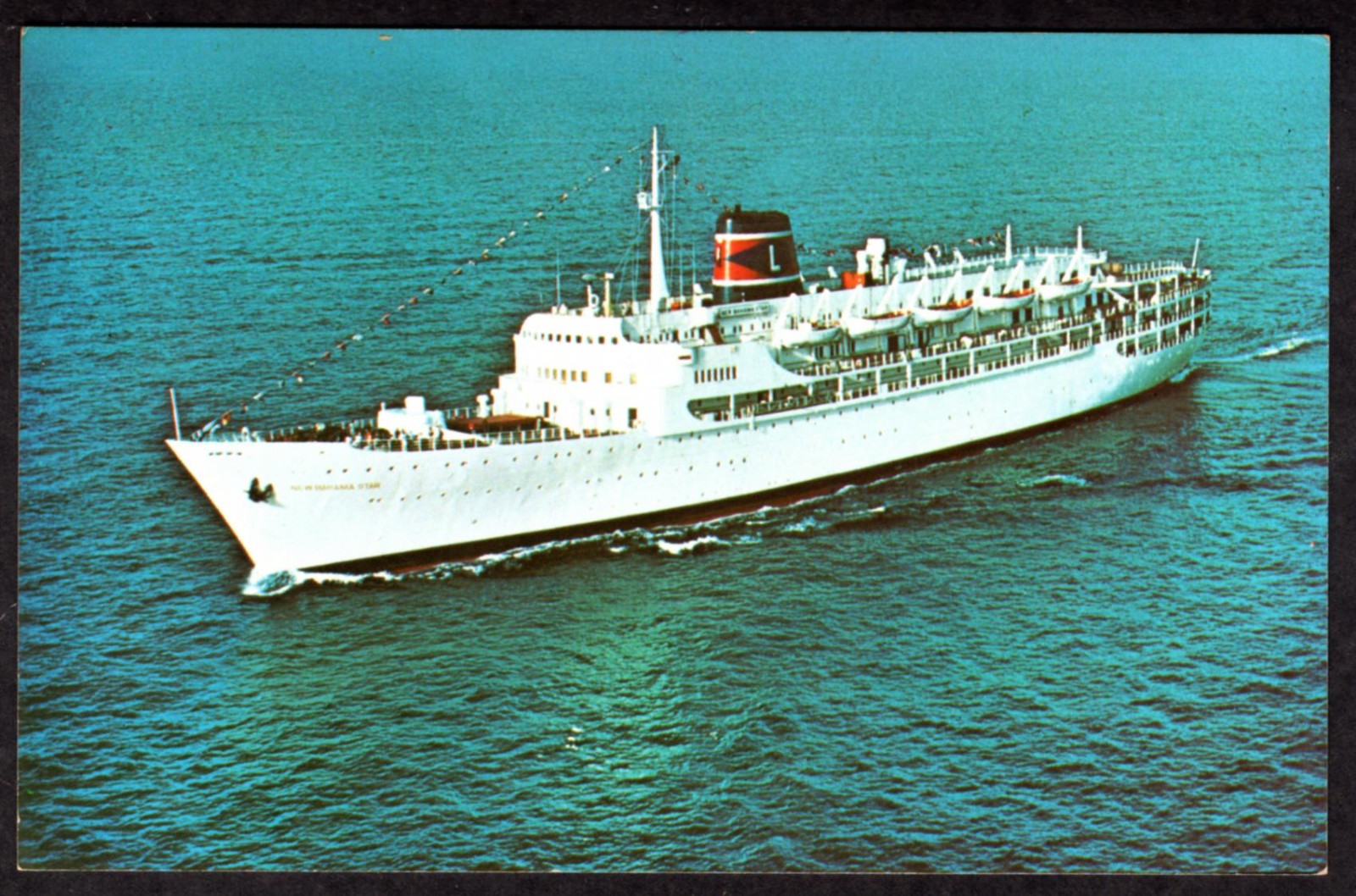 Eastern Steam Ship Lines, SS New Bahama Star, Color Picture Postcard | eBay