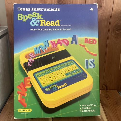 Vintage Speak and Read Texas Instruments 1980 Learning Toy Tested ...