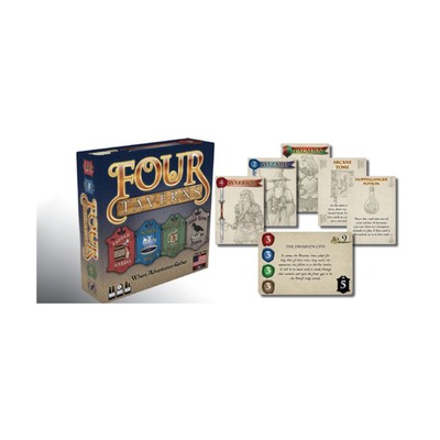 Rather Dashing Cardgame Four Taverns - Where Adventurers Gather Box VG ...
