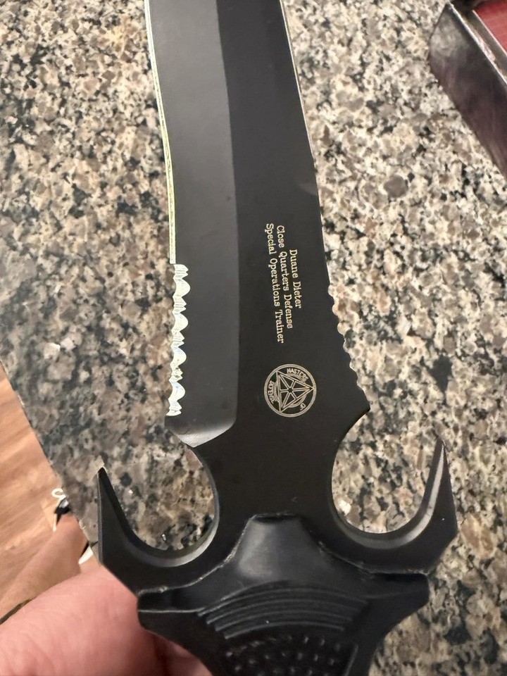 M.O.D. Masters Of Defense Duane Dieter Mark V Serrated Knife RARE ...