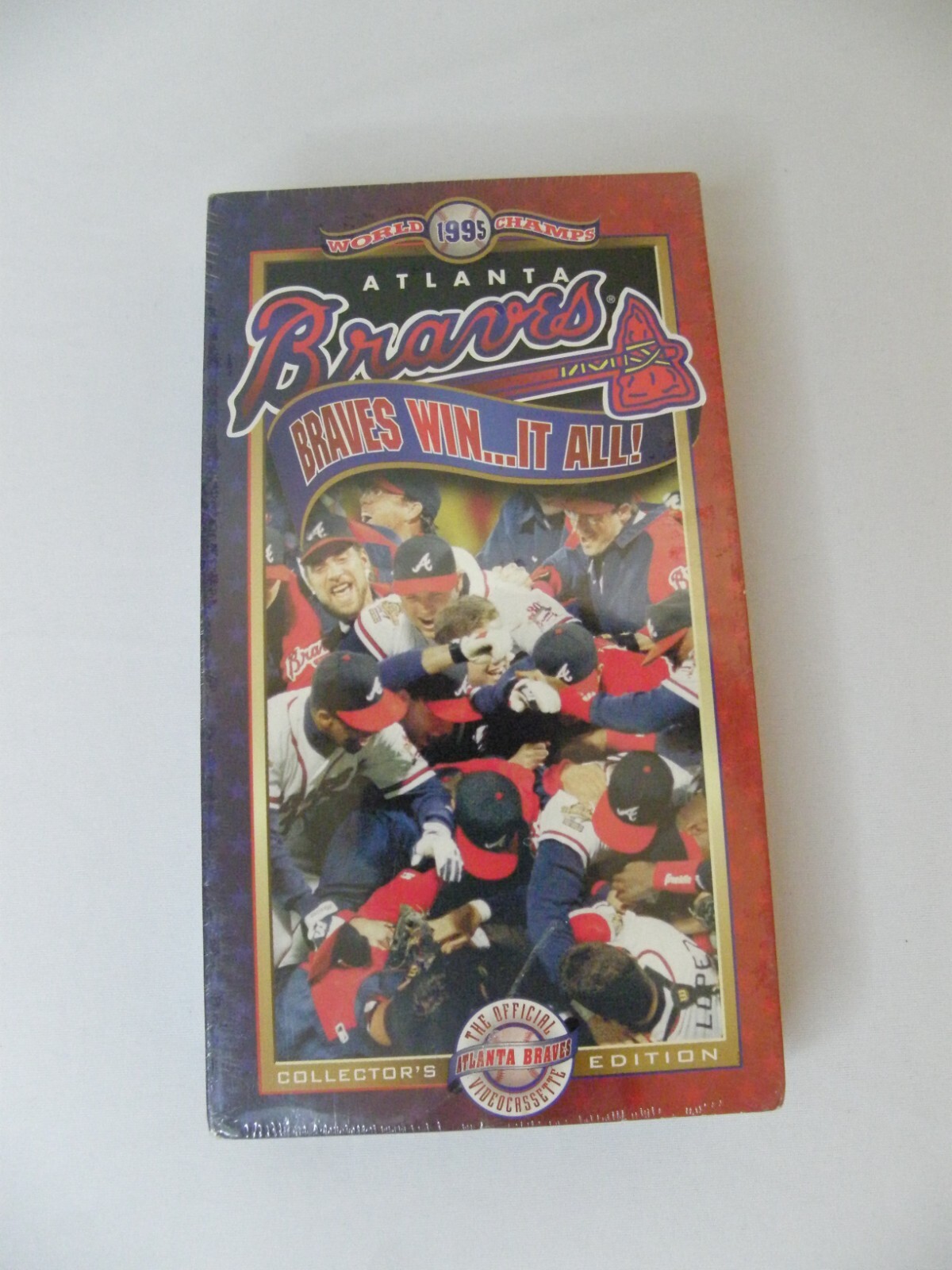 Atlanta Braves 1995 World Champs VHS Tape Sealed MLB Baseball | eBay