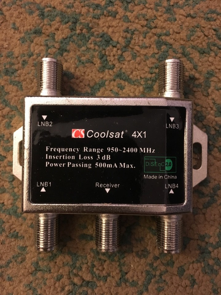 COOLSAT 4x1 DISEqS SWITCH | eBay