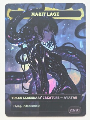 Waifu style Marit Lage Token 01 Foil-Altered Art Custom MTG Token ...