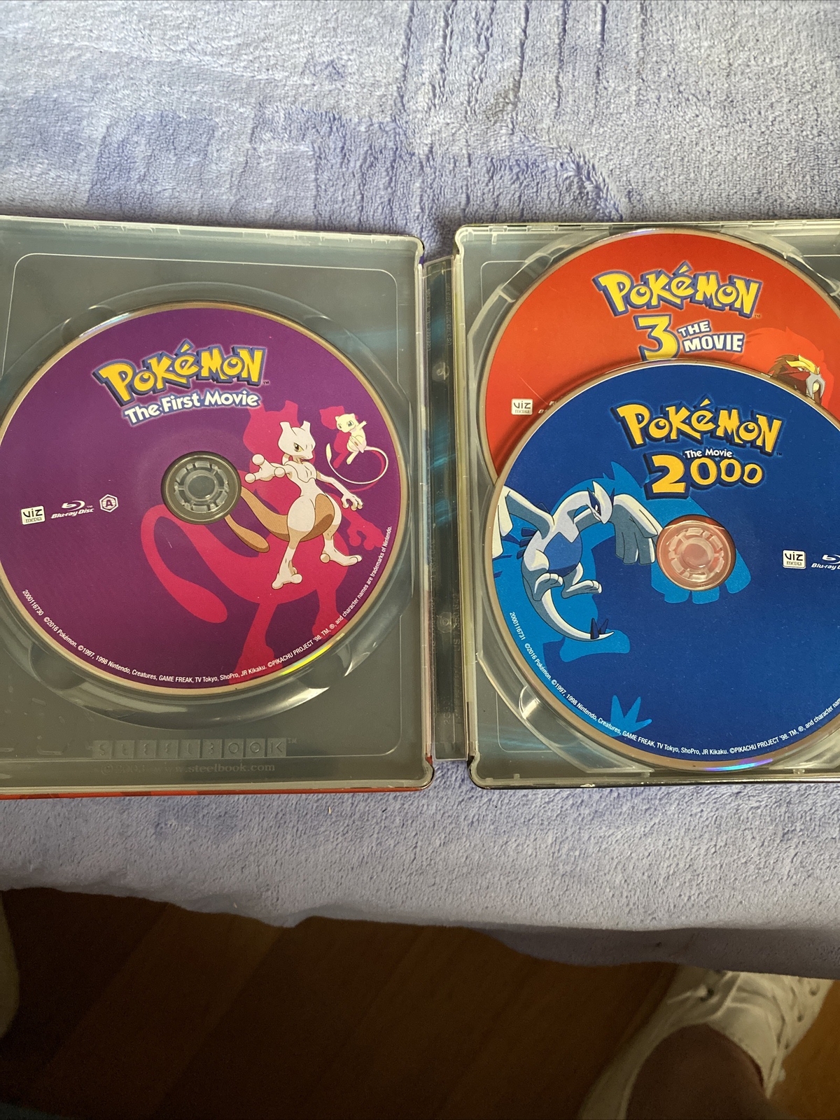 POKEMON 3-Movie Collection [ Limited Edition STEELBOOK ] (Blu-ray Disc ...