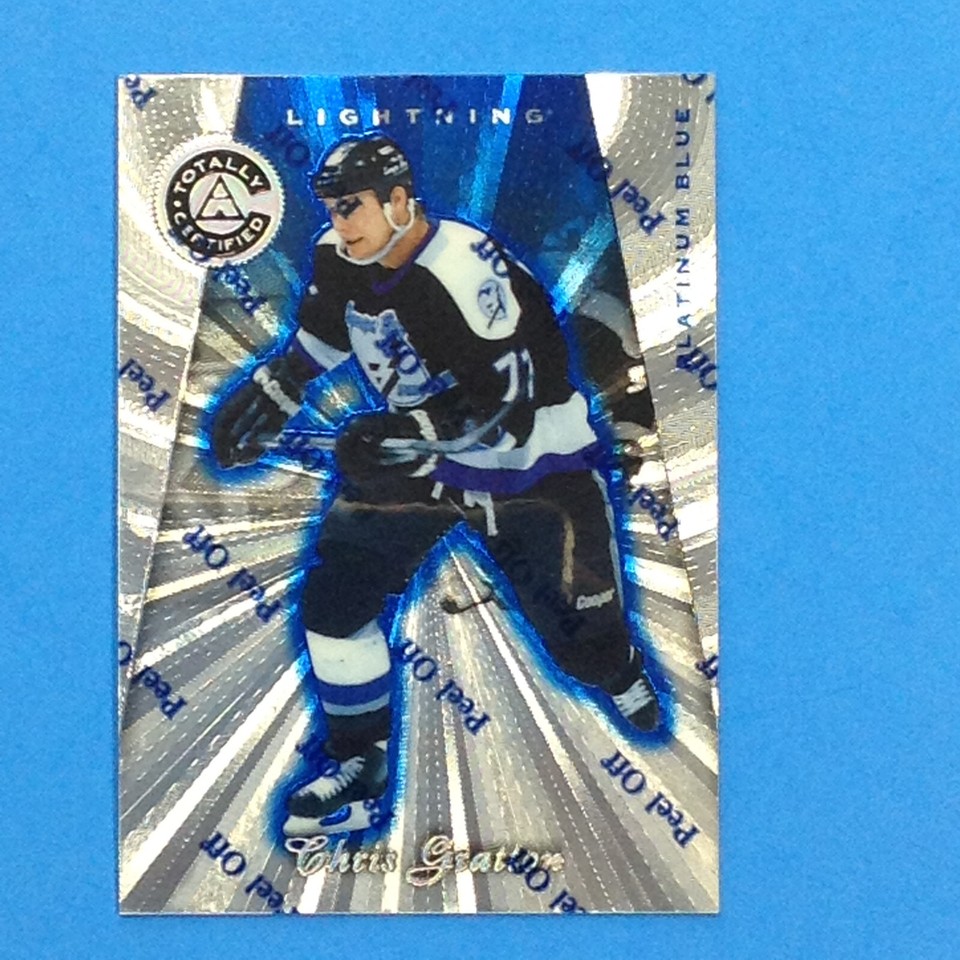1997-98 Pinnacle Totally Certified Platinum Blue #84 Chris Gratton ...