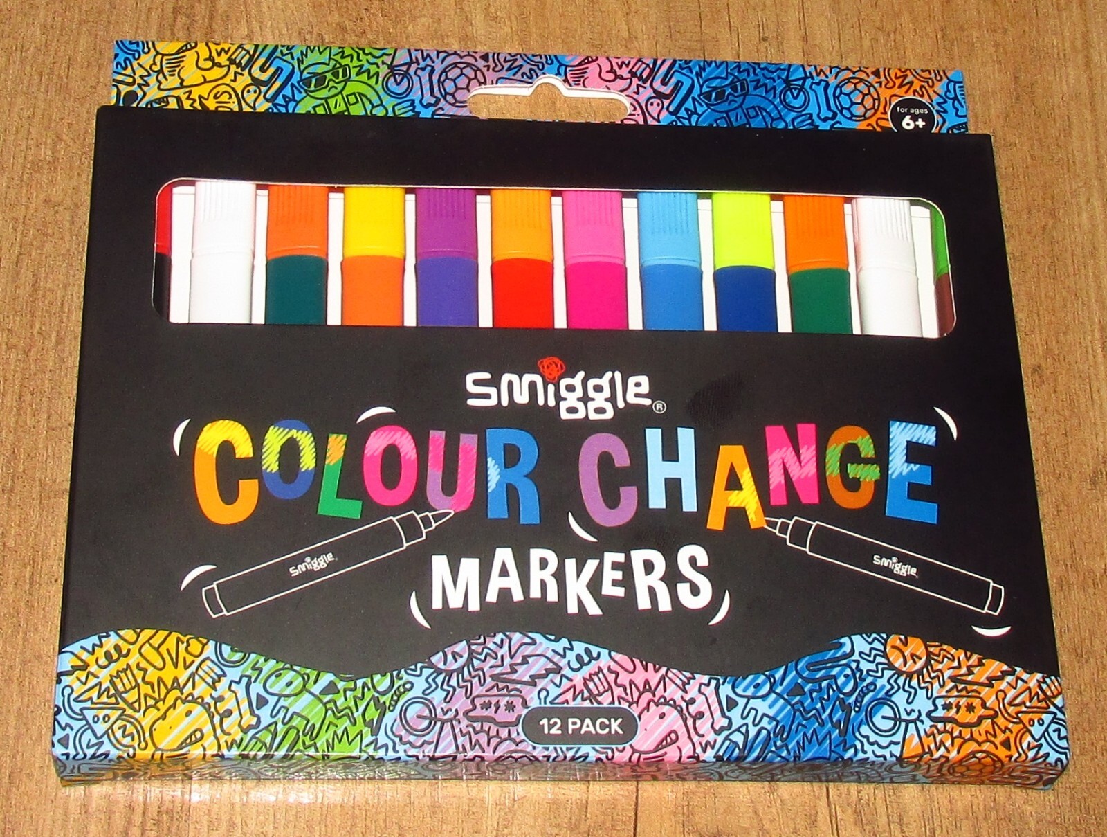 Smiggle 12 Colour Change Markers pack set stationery | eBay UK