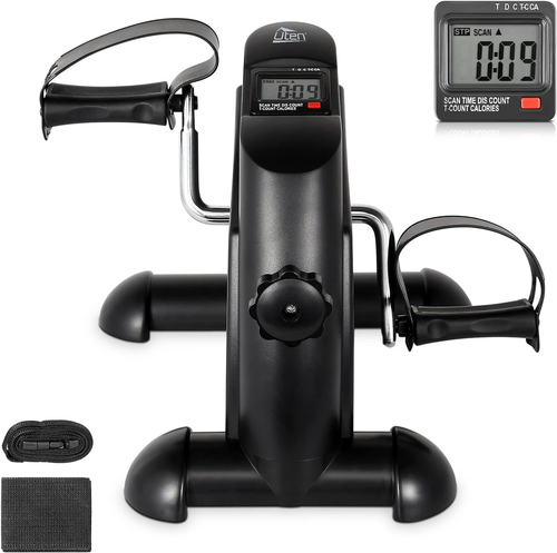 Mini Exercise Bike, under Desk Bike, Arm & Leg Peddler Machine with LCD ...