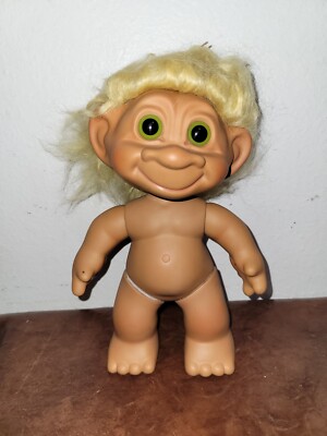 Vintage Troll Doll 9" Danbury Porcelain Sheena the Cave women Troll ...
