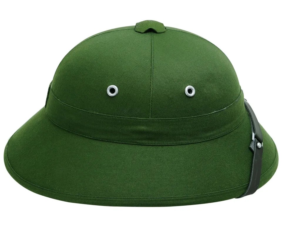 Vietnamese Pith Helmet Viet Cong Pith Hat Vietnam War Soldier Tropical ...